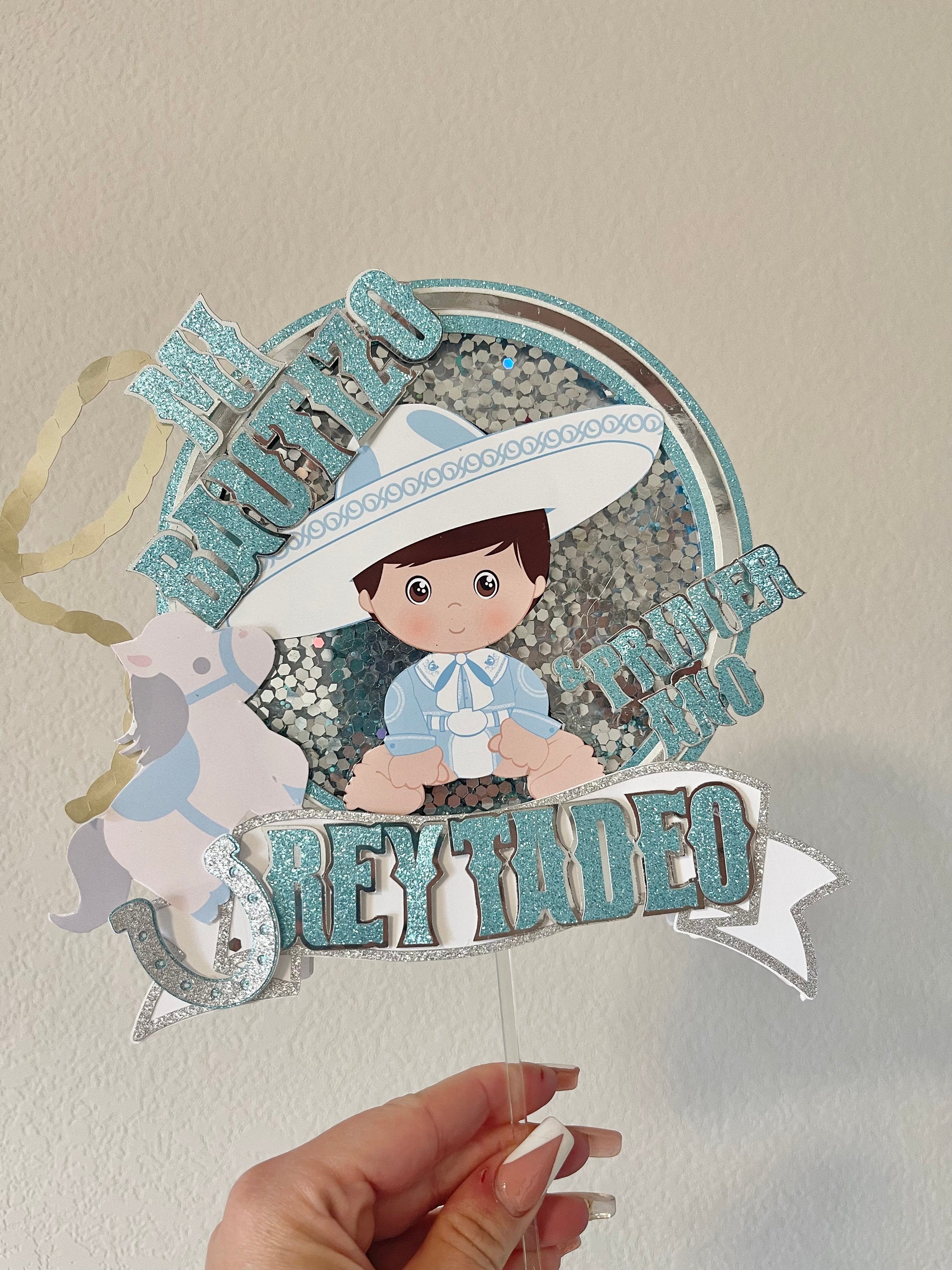 Charro Birthday Baptism Cake Topper - Custom Cake Toppers – SullyCelebrates